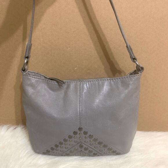 The Sak | Bags | The Sak Soft Gray Studded Leather Indio Hobo Shoulder ...